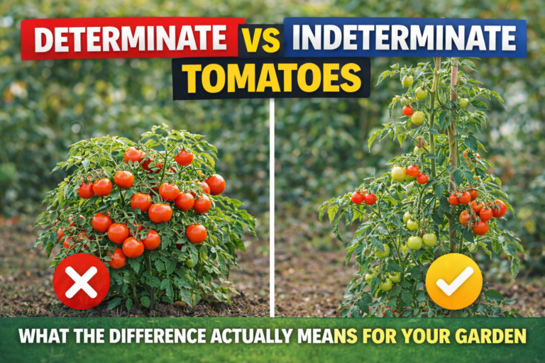 Determinate vs Indeterminate Tomatoes — What the Difference Actually ...
